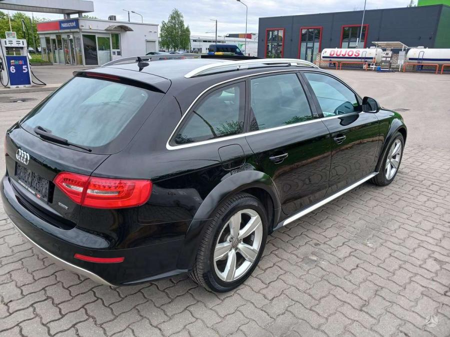 Черный Ауди А4 Олроуд 2014 в Каунас, объемом двигателя 2.00 л и пробегом 243 тыс. км за 10450 €, фото 8 на AUTOMOTO.COM.LV