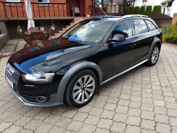 Black Audi A4 Allroad 2014 in Pasvalys, with an engine capacity of 1.97 L and mileage of 280 thousand km for 5900 €, photo 2 on AUTOMOTO.COM.LV