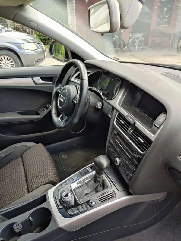 Black Audi A4 Allroad 2014 in Pasvalys, with an engine capacity of 1.97 L and mileage of 280 thousand km for 5900 €, photo 6 on AUTOMOTO.COM.LV