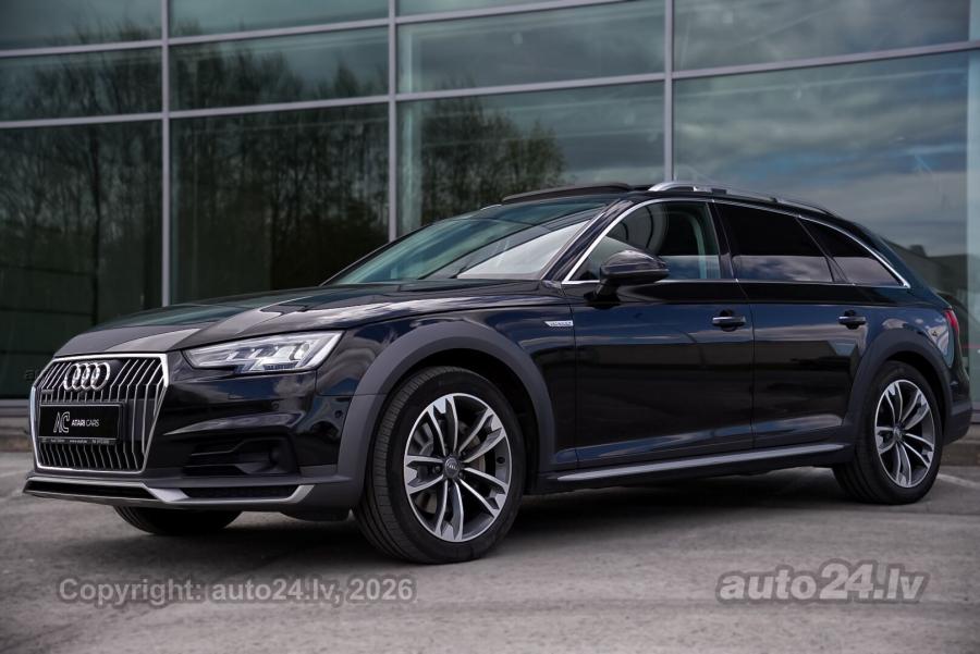 Black Audi A4 Allroad 2016 in Tallinn, with an engine capacity of 3.00 L and mileage of 192 thousand km for 23500 €, photo 3 on AUTOMOTO.COM.LV