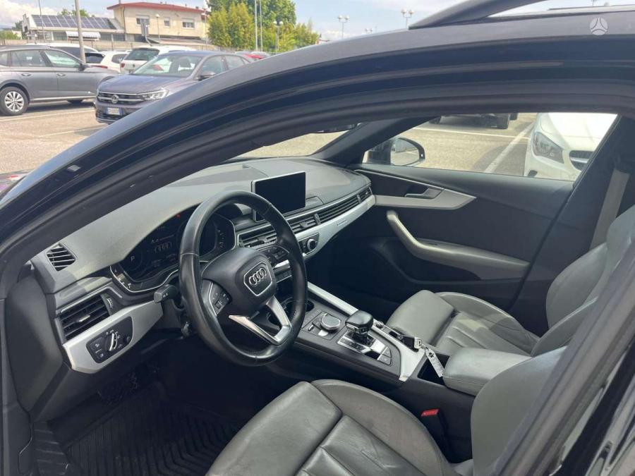Black Audi A4 Allroad 2016 in Panevezys, with an engine capacity of 1.97 L and mileage of 221 thousand km for 14500 €, photo 8 on AUTOMOTO.COM.LV