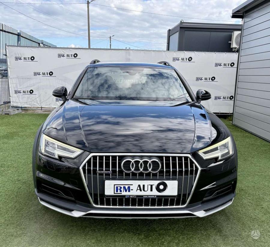 Melns Audi A4 Allroad 2016 Panevēža, ar dzinēja tilpumu 1.97 L un nobraukumu 221 tūkst. km par 14700 €, foto 3 vietnē AUTOMOTO.COM.LV