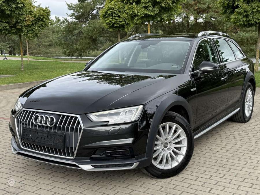 Black Audi A4 Allroad 2016 in Prienai, with an engine capacity of 1.97 L and mileage of 213 thousand km for 12850 €, photo 5 on AUTOMOTO.COM.LV