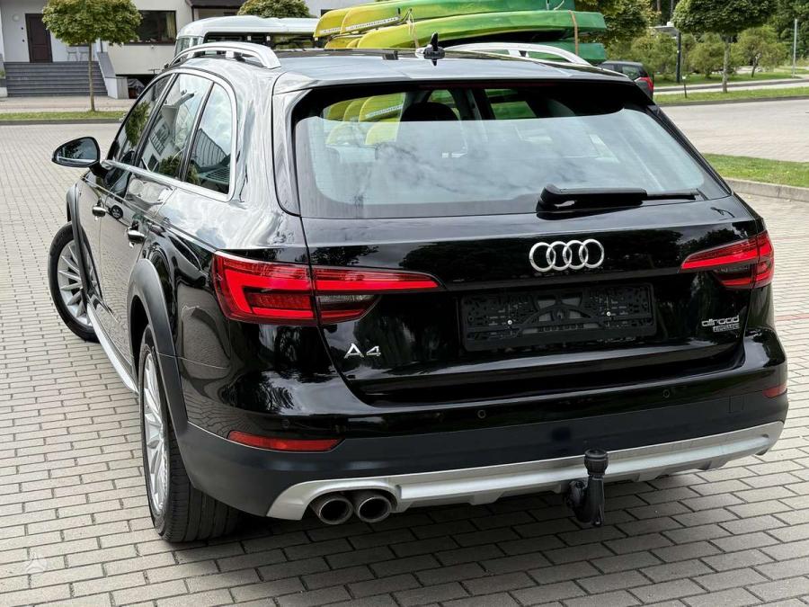 Black Audi A4 Allroad 2016 in Prienai, with an engine capacity of 1.97 L and mileage of 213 thousand km for 12850 €, photo 14 on AUTOMOTO.COM.LV