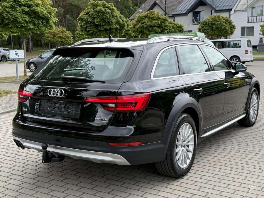 Black Audi A4 Allroad 2016 in Prienai, with an engine capacity of 1.97 L and mileage of 213 thousand km for 12850 €, photo 19 on AUTOMOTO.COM.LV