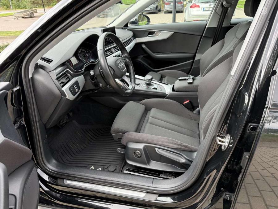 Black Audi A4 Allroad 2016 in Prienai, with an engine capacity of 1.97 L and mileage of 213 thousand km for 12850 €, photo 23 on AUTOMOTO.COM.LV