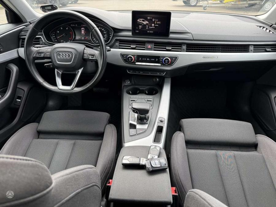 Black Audi A4 Allroad 2016 in Prienai, with an engine capacity of 1.97 L and mileage of 213 thousand km for 12850 €, photo 26 on AUTOMOTO.COM.LV