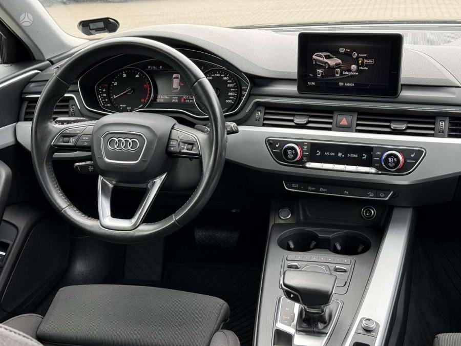 Black Audi A4 Allroad 2016 in Prienai, with an engine capacity of 1.97 L and mileage of 213 thousand km for 12850 €, photo 27 on AUTOMOTO.COM.LV