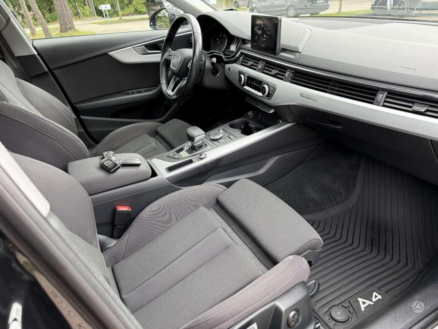 Black Audi A4 Allroad 2016 in Prienai, with an engine capacity of 1.97 L and mileage of 213 thousand km for 12850 €, photo 28 on AUTOMOTO.COM.LV