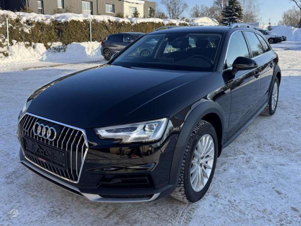 Black Audi A4 Allroad 2017 in Panevezys, with an engine capacity of 1.97 L and mileage of 207 thousand km for 12900 €, photo 1 on AUTOMOTO.COM.LV