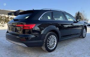 Black Audi A4 Allroad 2017 in Panevezys, with an engine capacity of 1.97 L and mileage of 207 thousand km for 12900 €, photo 4 on AUTOMOTO.COM.LV