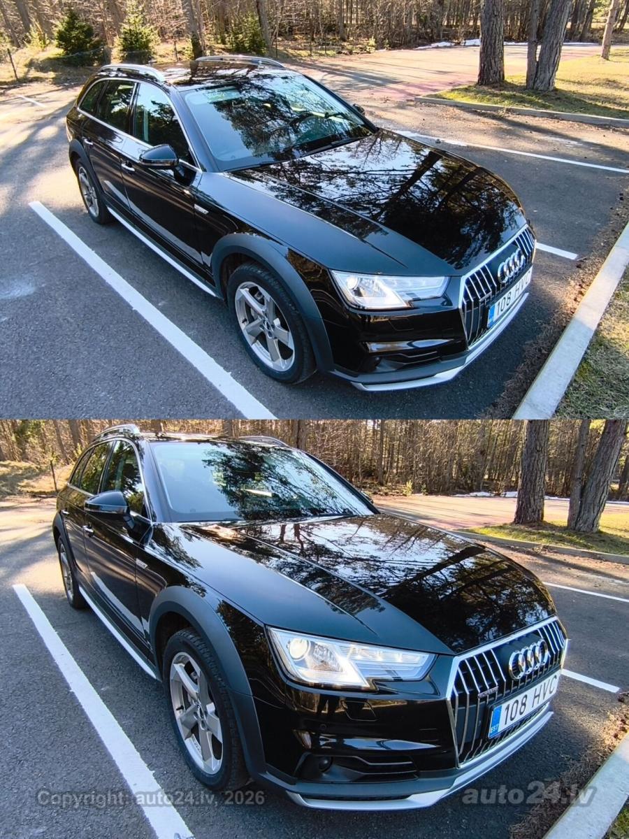 Black Audi A4 Allroad 2017 in Tallinn, with an engine capacity of 2.00 L and mileage of 206 thousand km for 16500 €, photo 1 on AUTOMOTO.COM.LV