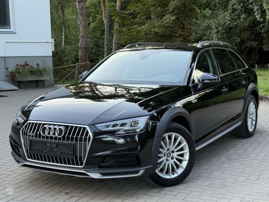 Melns Audi A4 Allroad 2017 Prienai, ar dzinēja tilpumu 1.97 L un nobraukumu 273 tūkst. km par 12950 €, foto 4 vietnē AUTOMOTO.COM.LV