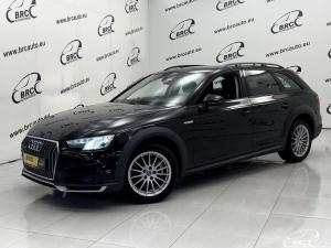 Melns Audi A4 Allroad 2018 Viļņa, ar dzinēja tilpumu 2.97 L un nobraukumu 107 tūkst. km par 17900 €, foto  vietnē AUTOMOTO.COM.LV