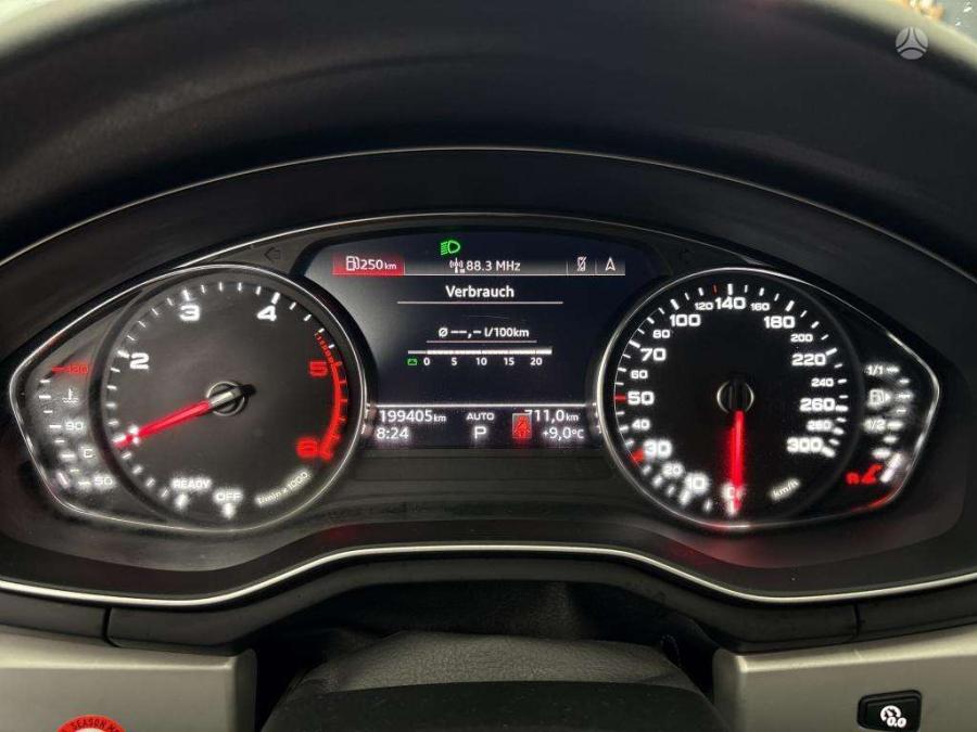 Melns Audi A4 Allroad 2020 Kauņa, ar dzinēja tilpumu 2.97 L un nobraukumu 199 tūkst. km par 21999 €, foto 9 vietnē AUTOMOTO.COM.LV
