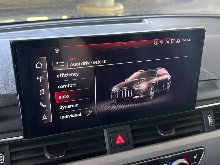 Black Audi A4 Allroad 2020 in Kaunas, with an engine capacity of 2.97 L and mileage of 199 thousand km for 21499 €, photo 13 on AUTOMOTO.COM.LV