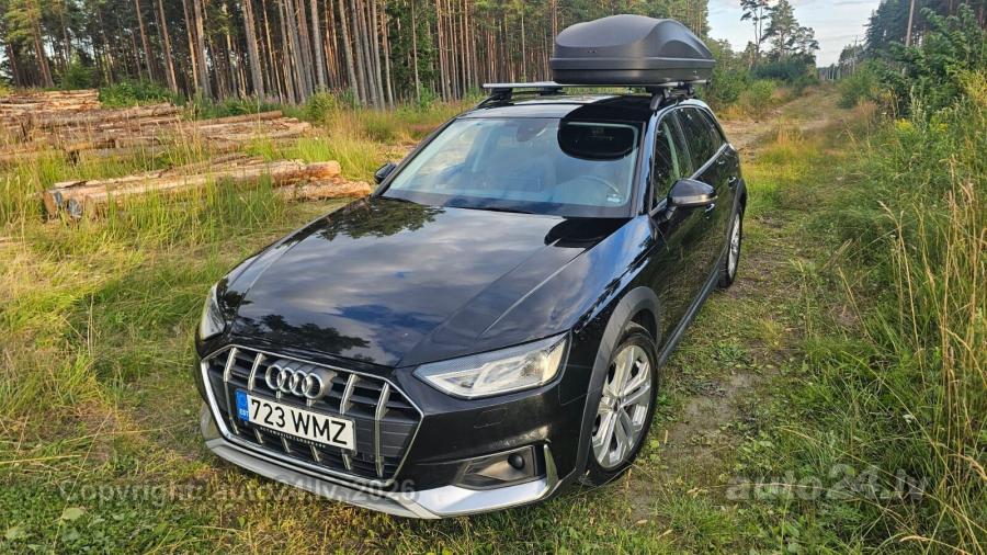 Black Audi A4 Allroad 2020 in Tallinn, with an engine capacity of 3.00 L and mileage of 190 thousand km for 24900 €, photo 1 on AUTOMOTO.COM.LV