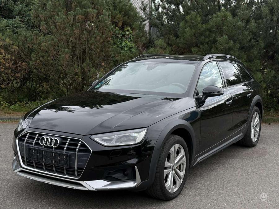 Melns Audi A4 Allroad 2020 Kauņa, ar dzinēja tilpumu 2.97 L un nobraukumu 200 tūkst. km par 19999 €, foto 1 vietnē AUTOMOTO.COM.LV