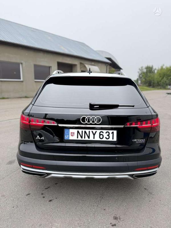Black Audi A4 Allroad 2021 in Vilnius, with an engine capacity of 1.97 L and mileage of 92 thousand km for 23800 €, photo 4 on AUTOMOTO.COM.LV