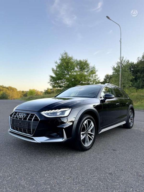 Melns Audi A4 Allroad 2021 Viļņa, ar dzinēja tilpumu 1.97 L un nobraukumu 92 tūkst. km par 21500 €, foto 2 vietnē AUTOMOTO.COM.LV