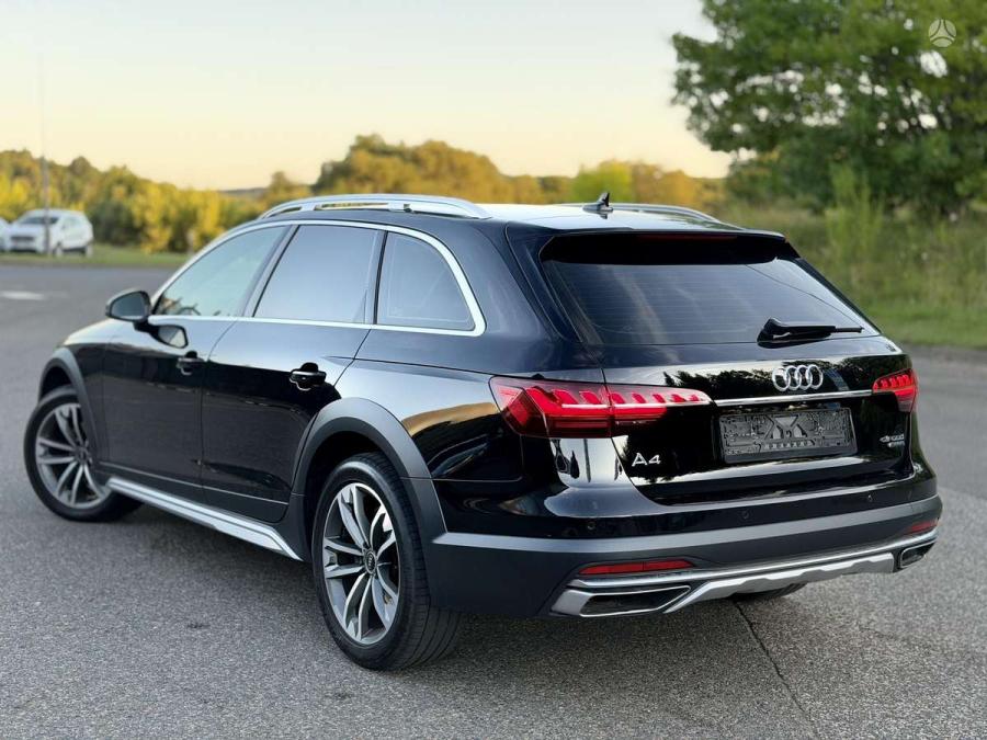 Black Audi A4 Allroad 2021 in Vilnius, with an engine capacity of 1.97 L and mileage of 92 thousand km for 21500 €, photo 6 on AUTOMOTO.COM.LV