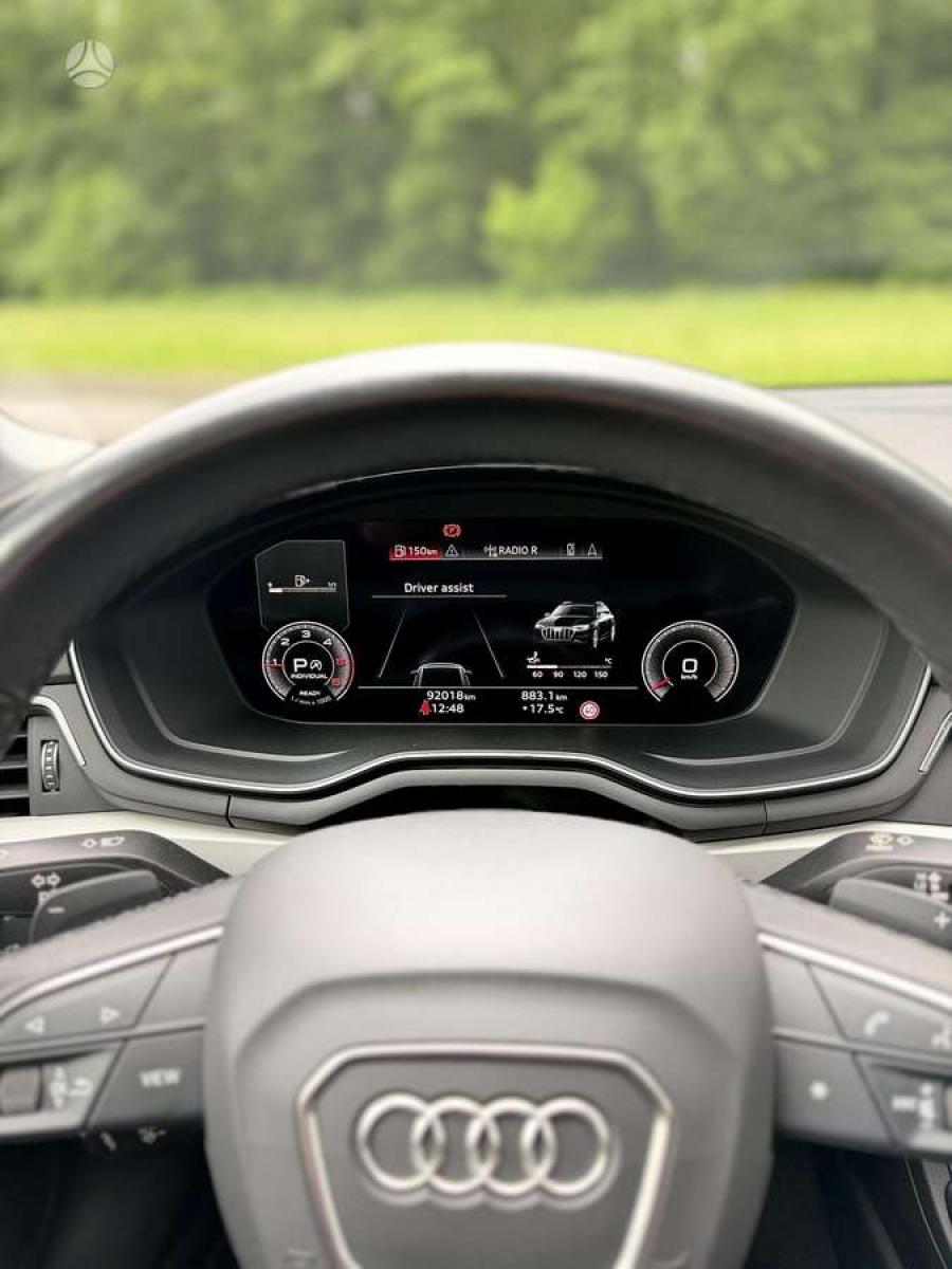 Black Audi A4 Allroad 2021 in Vilnius, with an engine capacity of 1.97 L and mileage of 92 thousand km for 21500 €, photo 26 on AUTOMOTO.COM.LV