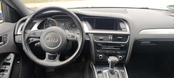Blue Audi A4 Allroad 2014 in Utena, with an engine capacity of 1.97 L and mileage of 186 thousand km for 8950 €, photo 11 on AUTOMOTO.COM.LV