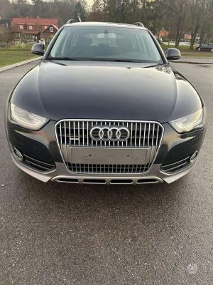 Zils Audi A4 Allroad 2014 Kauņa, ar dzinēja tilpumu 1.97 L un nobraukumu 175 tūkst. km par 9000 €, foto  vietnē AUTOMOTO.COM.LV