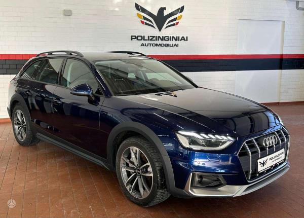Zils Audi A4 Allroad 2021 Marijampole, ar dzinēja tilpumu 1.97 L un nobraukumu 82 tūkst. km par 25500 €, foto 3 vietnē AUTOMOTO.COM.LV