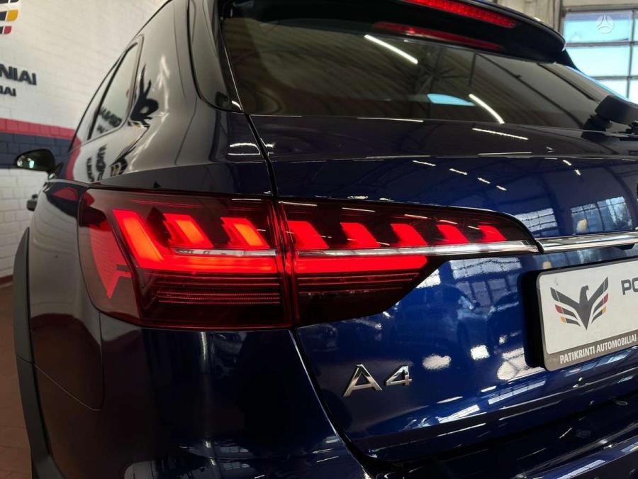 Zils Audi A4 Allroad 2021 Marijampole, ar dzinēja tilpumu 1.97 L un nobraukumu 82 tūkst. km par 25500 €, foto 10 vietnē AUTOMOTO.COM.LV