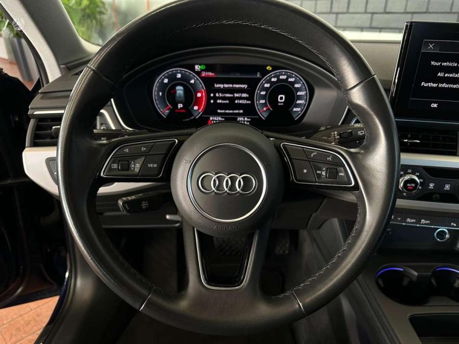 Zils Audi A4 Allroad 2021 Marijampole, ar dzinēja tilpumu 1.97 L un nobraukumu 82 tūkst. km par 25500 €, foto 21 vietnē AUTOMOTO.COM.LV