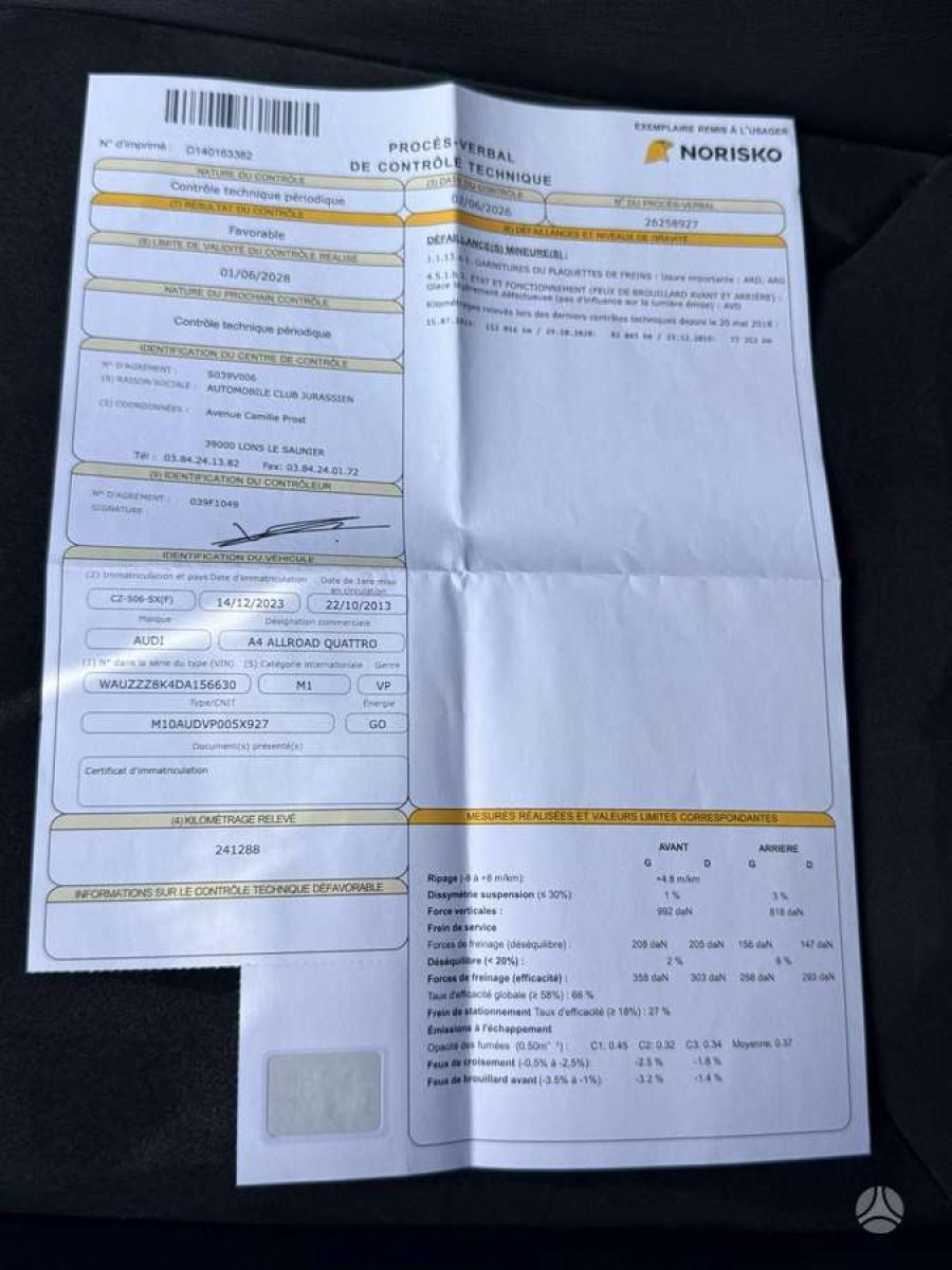 Коричневый Ауди А4 Олроуд 2013 в Паневежис, объемом двигателя 1.97 л и пробегом 241 тыс. км за 9990 €, фото 22 на AUTOMOTO.COM.LV
