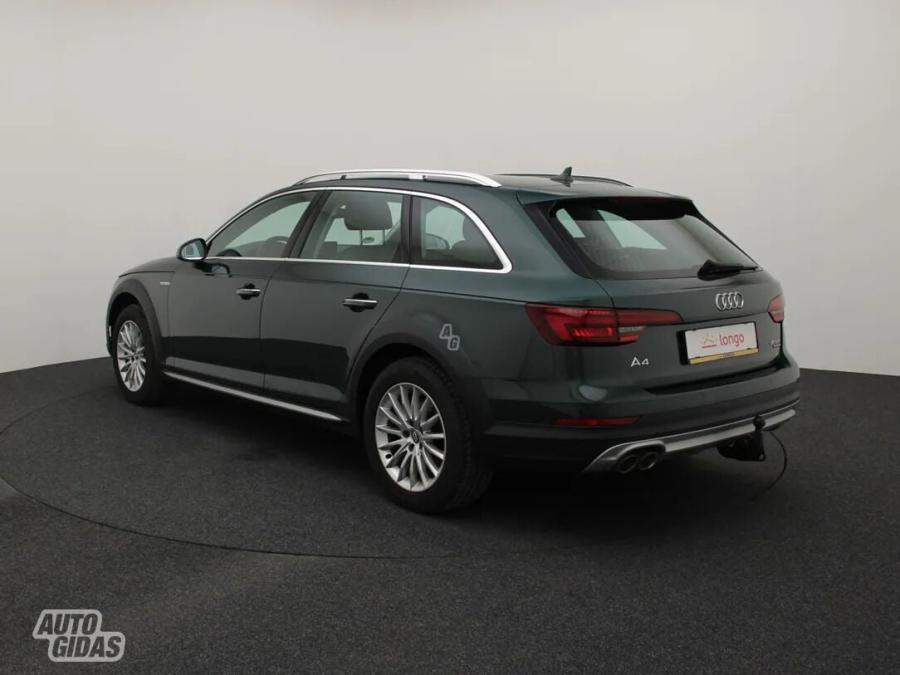 Green Audi A4 Allroad 2017 in Vilnius, with an engine capacity of 2.00 L and mileage of 237 thousand km for 15599 €, photo 8 on AUTOMOTO.COM.LV