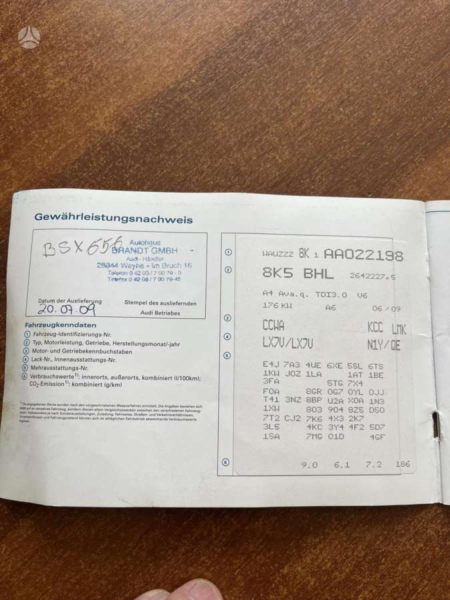 Pelēks Audi A4 Allroad 2009 Radviliškis, ar dzinēja tilpumu 2.97 L un nobraukumu 369 tūkst. km par 5350 €, foto 14 vietnē AUTOMOTO.COM.LV