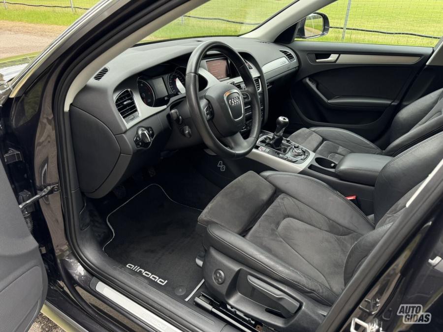 Grey Audi A4 Allroad 2011 in Druskininkai, with an engine capacity of 2.00 L and mileage of 174 thousand km for 7700 €, photo 10 on AUTOMOTO.COM.LV
