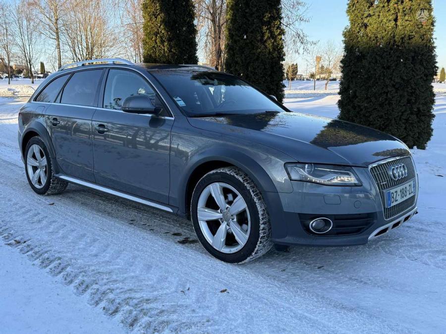 Grey Audi A4 Allroad 2012 in Vilnius, with an engine capacity of 1.97 L and mileage of 240 thousand km for 7800 €, photo 4 on AUTOMOTO.COM.LV