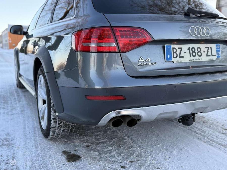 Grey Audi A4 Allroad 2012 in Vilnius, with an engine capacity of 1.97 L and mileage of 240 thousand km for 7800 €, photo 10 on AUTOMOTO.COM.LV