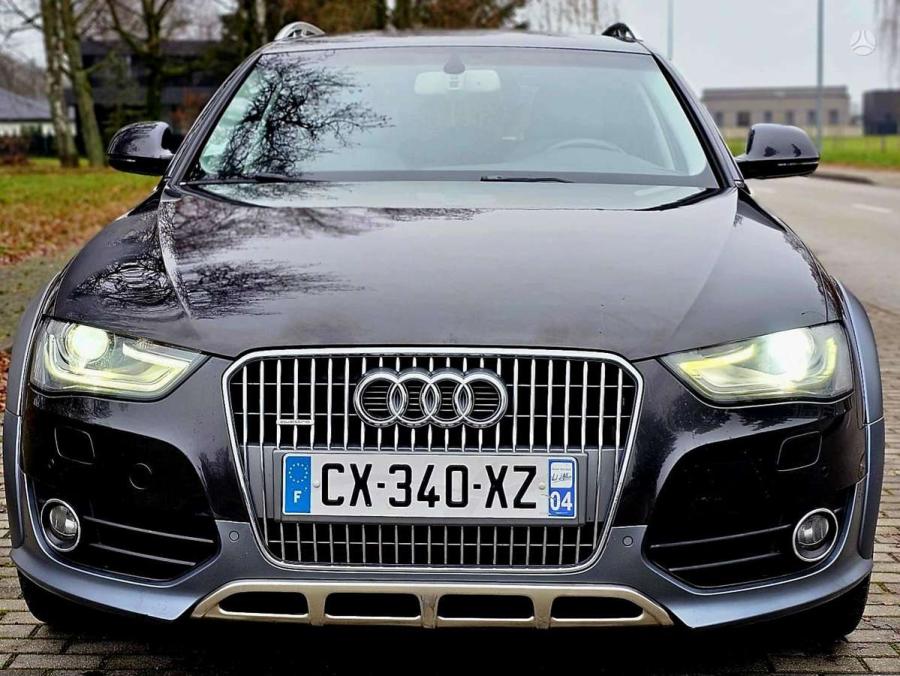 Pelēks Audi A4 Allroad 2013 Tauragė, ar dzinēja tilpumu 2.97 L un nobraukumu 273 tūkst. km par 8900 €, foto 2 vietnē AUTOMOTO.COM.LV