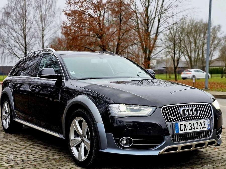 Pelēks Audi A4 Allroad 2013 Tauragė, ar dzinēja tilpumu 2.97 L un nobraukumu 273 tūkst. km par 8900 €, foto 3 vietnē AUTOMOTO.COM.LV