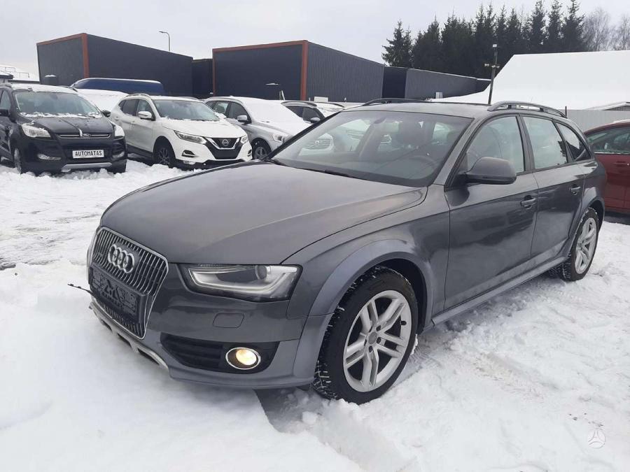 Pelēks Audi A4 Allroad 2013 Kauņa, ar dzinēja tilpumu 1.97 L un nobraukumu 209 tūkst. km par 9950 €, foto 1 vietnē AUTOMOTO.COM.LV