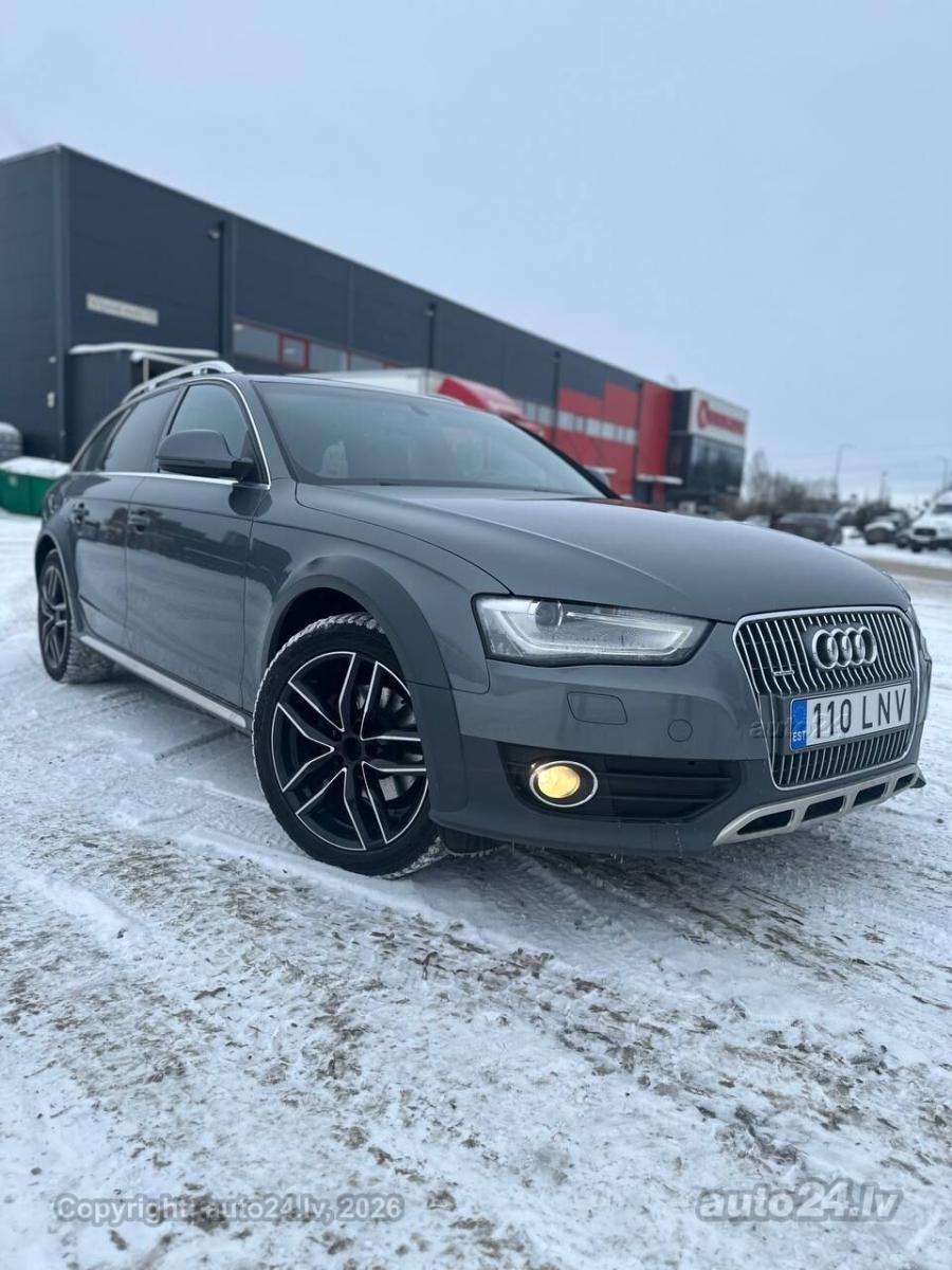 Grey Audi A4 Allroad 2013 in Tallinn, with an engine capacity of 2.00 L and mileage of 230 thousand km for 9299 €, photo 1 on AUTOMOTO.COM.LV