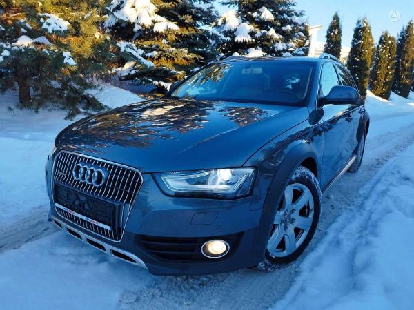 Grey Audi A4 Allroad 2013 in Utena, with an engine capacity of 1.97 L and mileage of 309 thousand km for 7800 €, photo 2 on AUTOMOTO.COM.LV