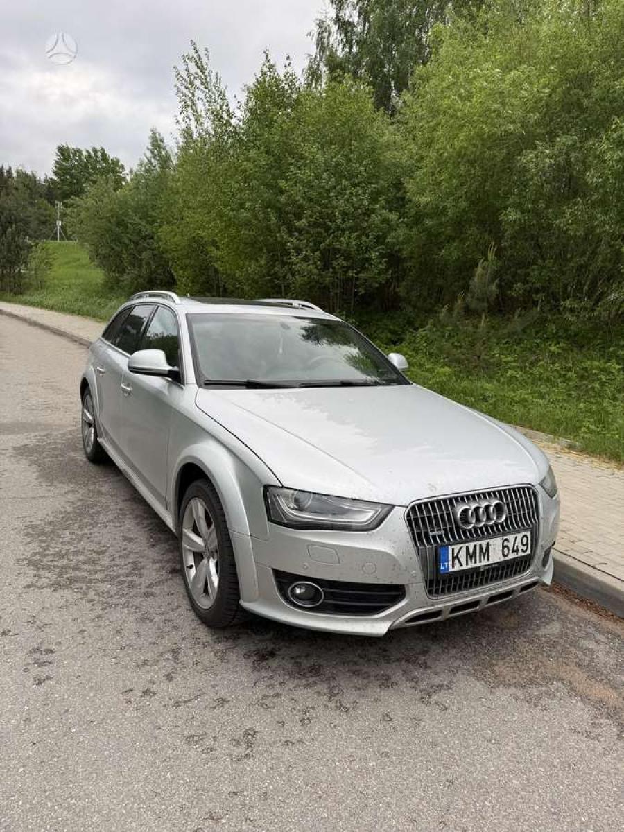 Grey Audi A4 Allroad 2013 in Trakai, with an engine capacity of 1.98 L and mileage of 132 thousand km for 6750 €, photo 4 on AUTOMOTO.COM.LV