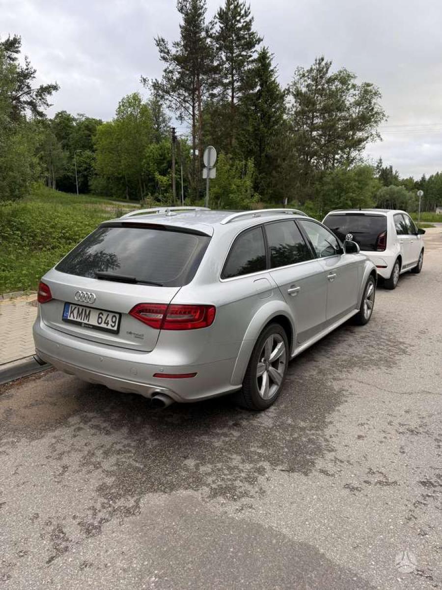 Grey Audi A4 Allroad 2013 in Trakai, with an engine capacity of 1.98 L and mileage of 132 thousand km for 6750 €, photo 5 on AUTOMOTO.COM.LV