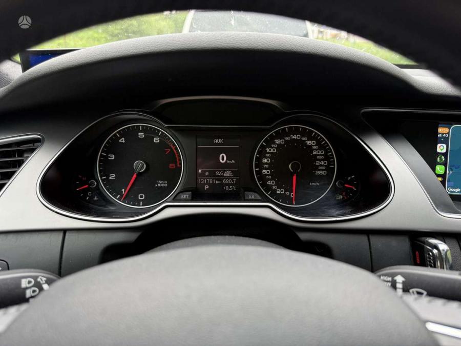 Grey Audi A4 Allroad 2013 in Trakai, with an engine capacity of 1.98 L and mileage of 132 thousand km for 6750 €, photo 9 on AUTOMOTO.COM.LV