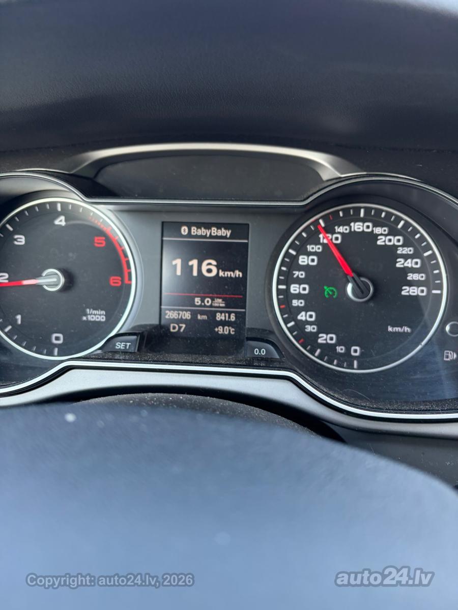 Grey Audi A4 Allroad 2014 in Tallinn, with an engine capacity of 2.00 L and mileage of 271 thousand km for 11500 €, photo 8 on AUTOMOTO.COM.LV