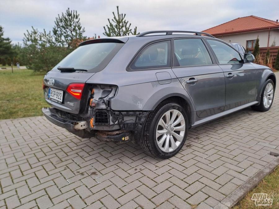 Grey Audi A4 Allroad 2015 in Klaipeda, with an engine capacity of 2.00 L and mileage of 278 thousand km for 7600 €, photo 4 on AUTOMOTO.COM.LV