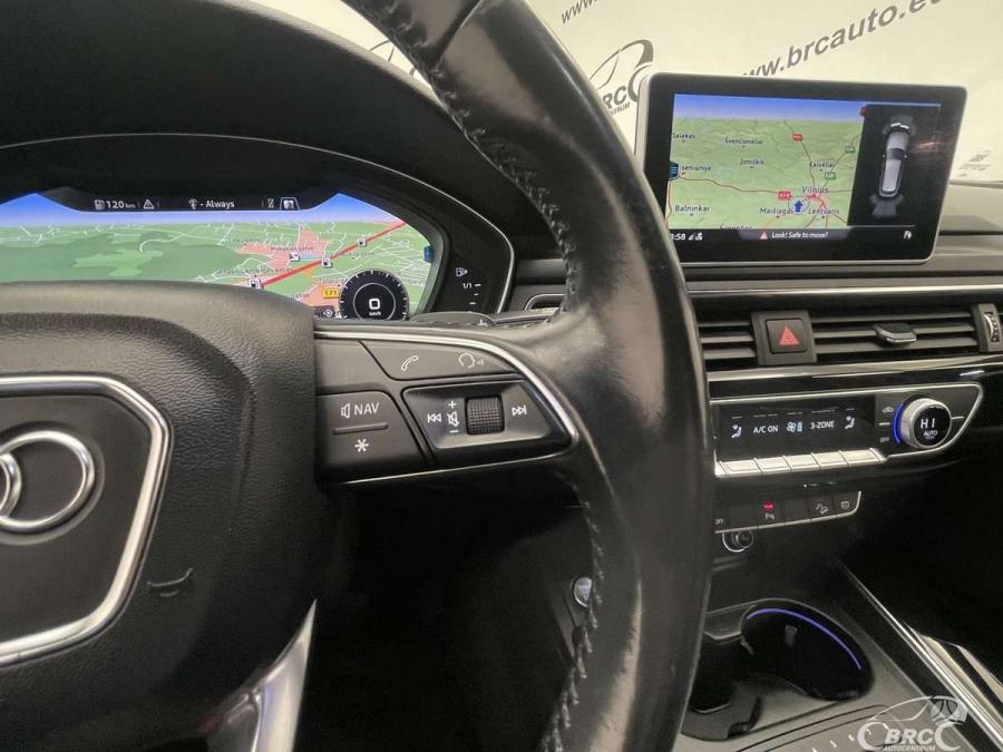 Grey Audi A4 Allroad 2017 in Vilnius, with an engine capacity of 2.97 L and mileage of 285 thousand km for 12500 €, photo 31 on AUTOMOTO.COM.LV