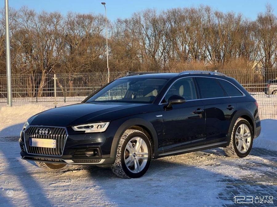 Pelēks Audi A4 Allroad 2017 Tauragė, ar dzinēja tilpumu 3.00 L un nobraukumu 208 tūkst. km par 13300 €, foto 1 vietnē AUTOMOTO.COM.LV