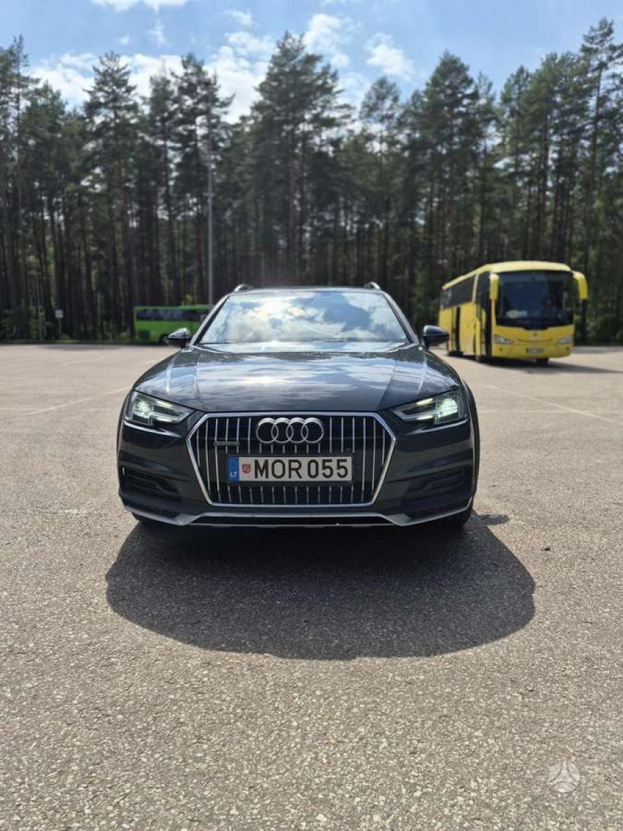 Pelēks Audi A4 Allroad 2017 Druskininkai, ar dzinēja tilpumu 2.00 L un nobraukumu 360 tūkst. km par 12500 €, foto 3 vietnē AUTOMOTO.COM.LV